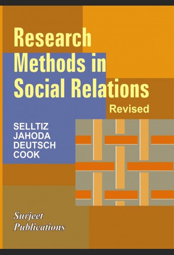 RESEARCH METHODS IN SOCIAL RELATIONS
